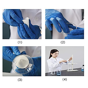 HeyWin 200 Packs Qualitative Filter Paper Chemistry,Diameter of 110mm Filter Paper Circles,Medium Speed,Used in the Vacuum Filter,also for Funnel,etc