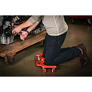 JEGS 81177 Rolling Knee Dolly 250 lb. Capacity ABS High Impact Plastic w/Paddin