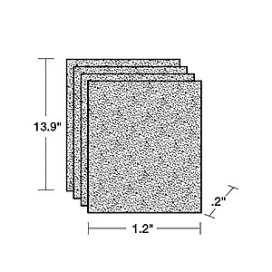 Honeywell HRF-A200 Air Purifier Pre Kit Filter, 4-Pack - Allergen Air Filter Targets Dust, VOC, Pet, Kitchen, and Wildfire/Smoke Odors