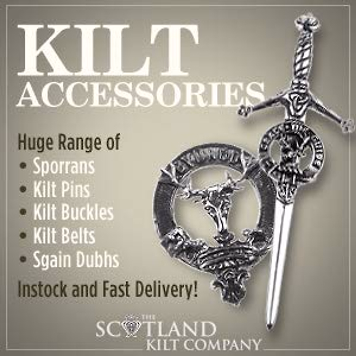 The Scotland Kilt Company Border Tweeds Knee Travel Rug Blanket Wool Tartan - Camel Thomson