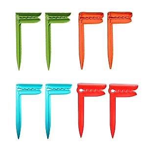 Beach Towel Fastener Clips,Windproof Picnic Mat Clips Blanket Picnic Fasten Pegs Plastic Towel Clamps for Camping Travel Beach Day