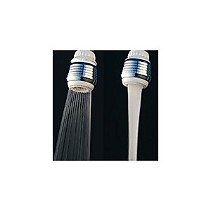 PF WaterWorks TouchFLOW Water Sense Listed Kitchen Aerator with Pause (Trickle) - Swivel Dual Spray Dual Thread (15/16-27, 55/64-27) - 1.5 GPM; PF0547
