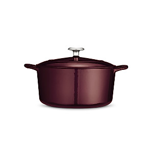 Tramontina Enameled Cast Iron Covered Dutch Oven 5.5-Quart Majolica Red, 80131/037DS
