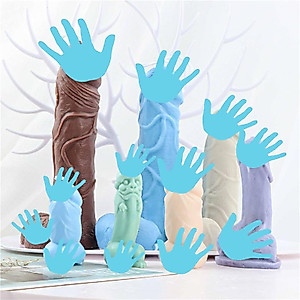 TOPYS Human Organ Body Silicone Resin Mold, Penis Candle Mold, Funny Arts Crafts Shape Figure 3D Mould, Naked Clay Soap Mould for Resin Plaster (S)
