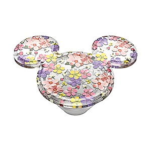 ​​​​PopSockets Phone Grip with Expanding Kickstand, PopSockets for Phone, Disney, Mickey Earridescent - Cascading Flowers