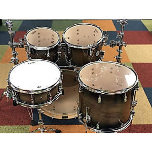 Pacific by DW 5-Piece Concept Maple Exotic Shell Pack (Charcoal Burst over Walnut)