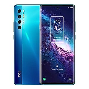 TCL 20 Pro 5G Unlocked Smartphone with 6.67” AMOLED FHD+ Display, 48MP OIS Quad Camera, 6GB+256GB, 4500mAh Battery, US 5G Verizon Cellphone, Marine Blue (Does not Support AT&T 5G)