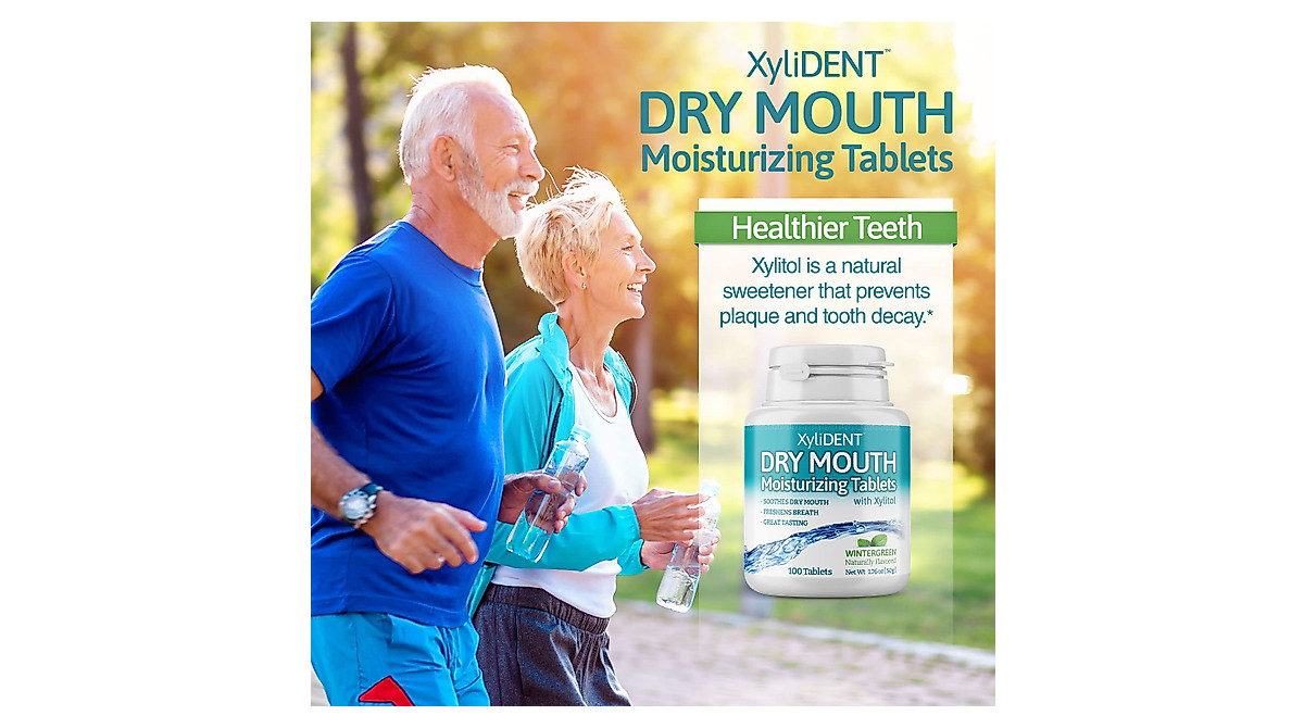 XyliDENT Xylitol Tablets for Dry Mouth Relief