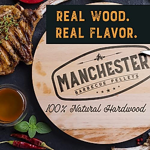 Manchester Barbecue Wood Pellets for Smoker - Super-Premium BBQ Wood Pellets, Competition Blend Pellets for Pellet Grill, 100% Natural Hardwood Hickory, Oak, Maple, and Cherry