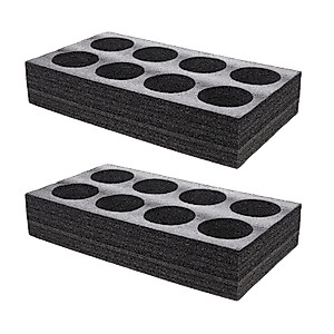 Cabilock 2Pcs Cola Milk Tea Cup Saucer Outdoor Cup Trays Drink Packaging Tray Beer Coffee Mug Shelf 4 Cup Drink Carrier Disposable Cups Takeout 8-Cup Tray Glass Milk Tea Bottle Pearl Cotton