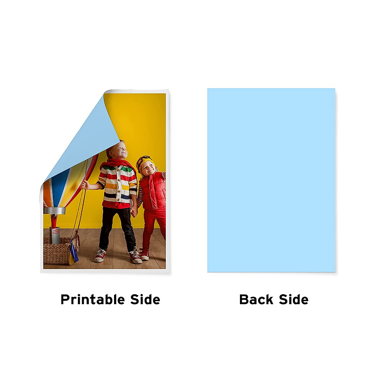 Printers Jack Sublimation Paper - Heat Transfer Paper 100 Sheets 8.3" x 11.7" for Any Epson HP Canon Sawgrass Inkjet Printer with Sublimation Ink for T shirt Mugs DIY