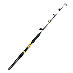 EatMyTackle Deep Drop Trolling Rod | Blue Marlin Tournament Edition (3pc. Swing Tip, 160-200lbs)