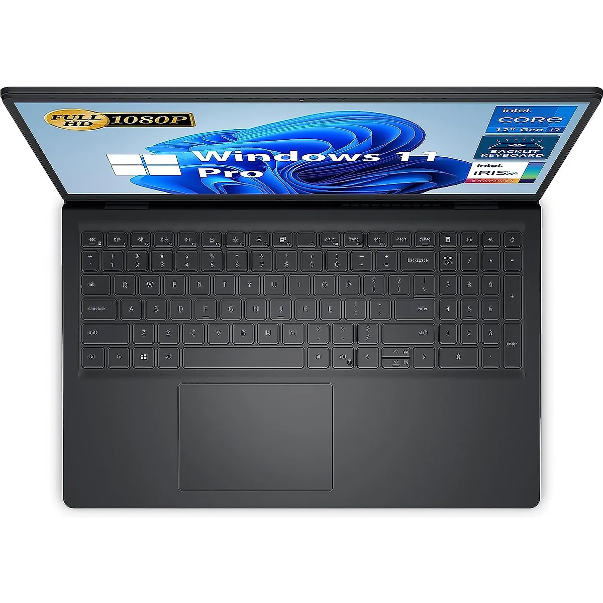 Dell Inspiron 15 3000 Business Laptop, 15.6" FHD Display, 12th Gen Intel Core i7-1255U, Windows 11 Pro, 64GB DDR4 RAM, 2TB PCIe SSD, WiFi 6, SD Card Reader, Long Battery Life