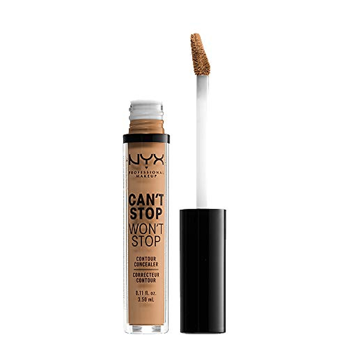 NYX PROFESSIONAL MAKEUP Can't Stop Won't Stop Contour Concealer, 24h Full Coverage Matte Finish - Neutral Buff