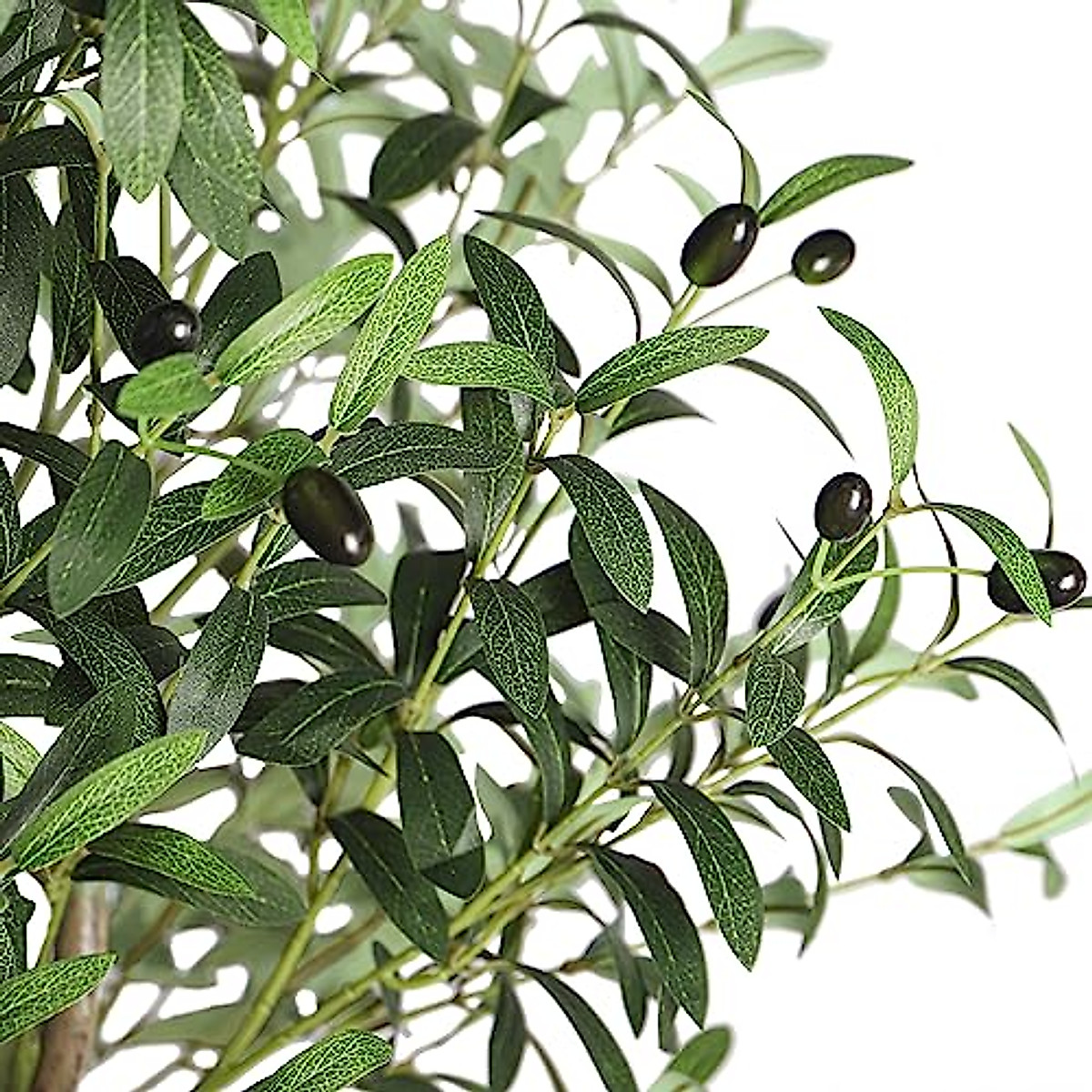 YOLEO 5FT Artificial Olive Tree Faux Tree with Lifelike Leaves Fake Plant for Living Room Bedroom Balcony Corner Office Decor