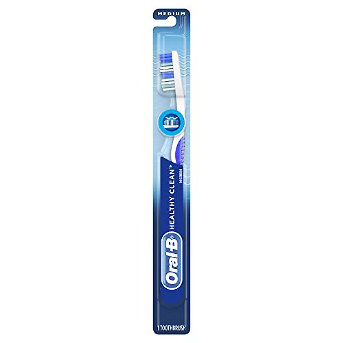 Oral-B Healthy Clean Toothbrush, Medium, 1 Count, Color may vary