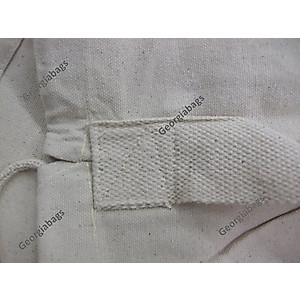 Georgiabags Heavy Canvas House Laundry Bags with Shoulder Strap, Available in Small, Medium and Large Sizes (1, Large)