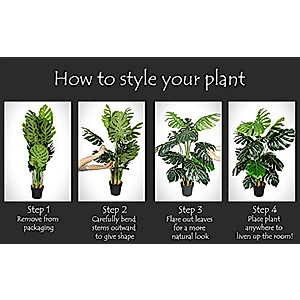 AMERIQUE Gorgeous 5 Feet Dense Triple Ball-Shaped Boxwood Topiary Artificial Tree Silk Plant, with Decorative Pot, Feel Real Technology, Super Quality, Green