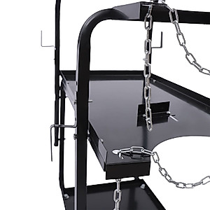 2-Tier Heavy Duty Welding Cart Welder On Wheels Portable Welder for Plasma Cutter Arc with Tank Storage Trolley Workshop Organizer