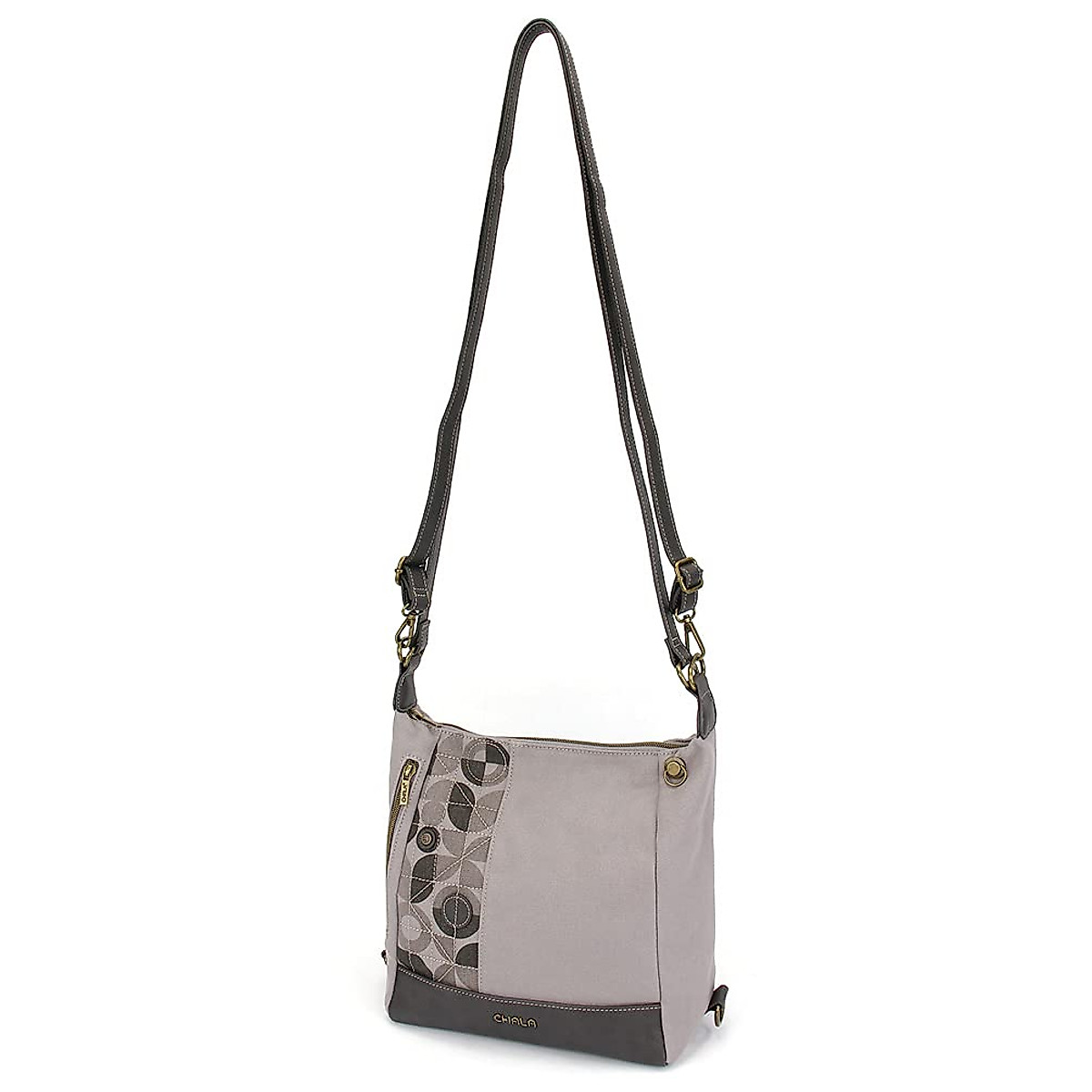 Retro Convertible Purse - Charms Daisy+HOPE - Gray