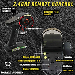 PANDA HOBBY 1/18 Tetra X2T RC Crawler,RC Rock Crawler 4x4,4WD Off Road RC Cars for Adults,RTR Remote Control Car,1:18 Scale RC Truck Cruiser Vehicle, All Terrains Waterproof Hobby RC Model Car,Black