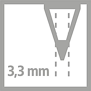 STABILO All Watercolour Effect Pencil Pack of 3 Pencils - Red