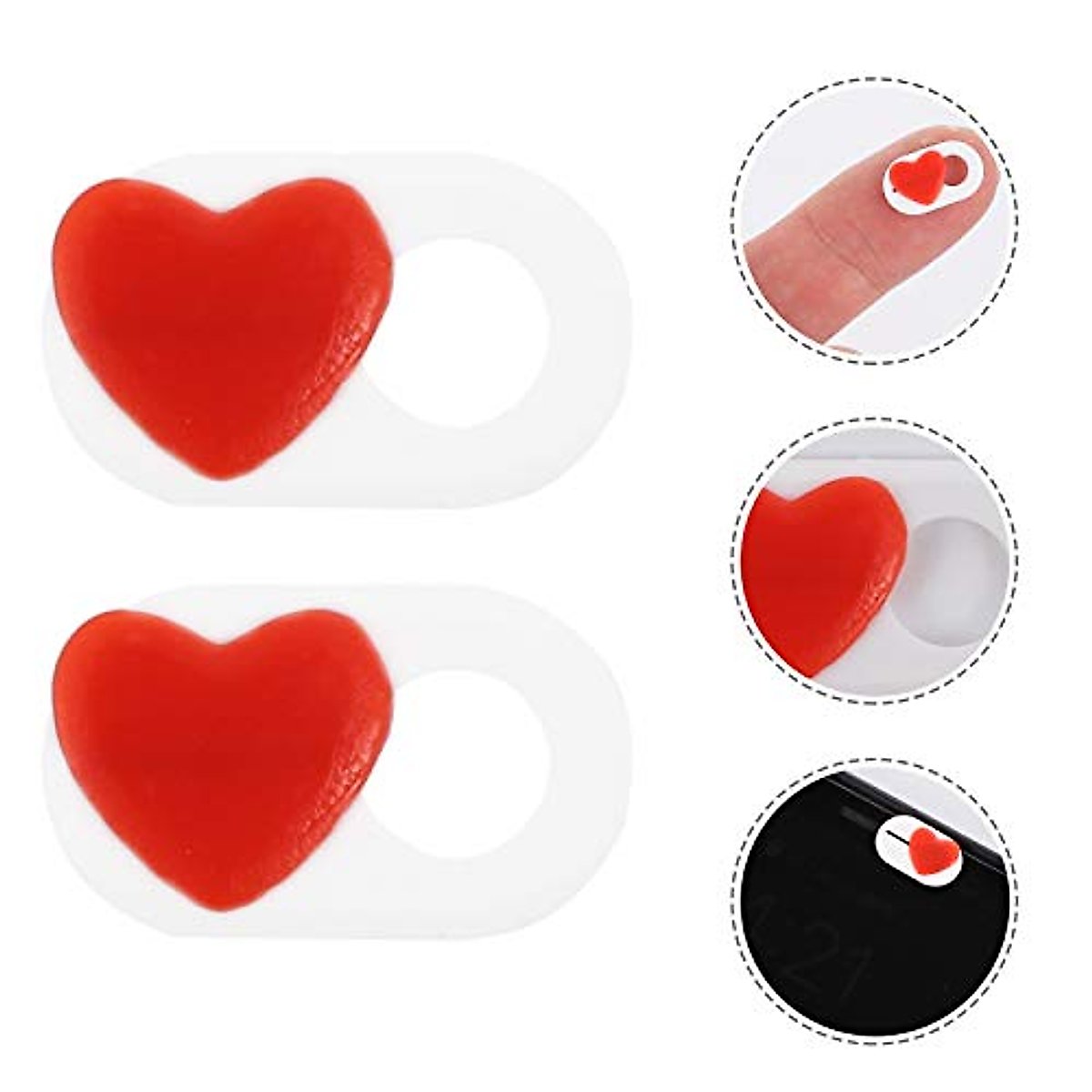 SOLUSTRE Desktop Camera 2 PCS Computer Laptop Camera Blocker Laptop Camera Blocker Computer Camera lid Webcam Slide Cover