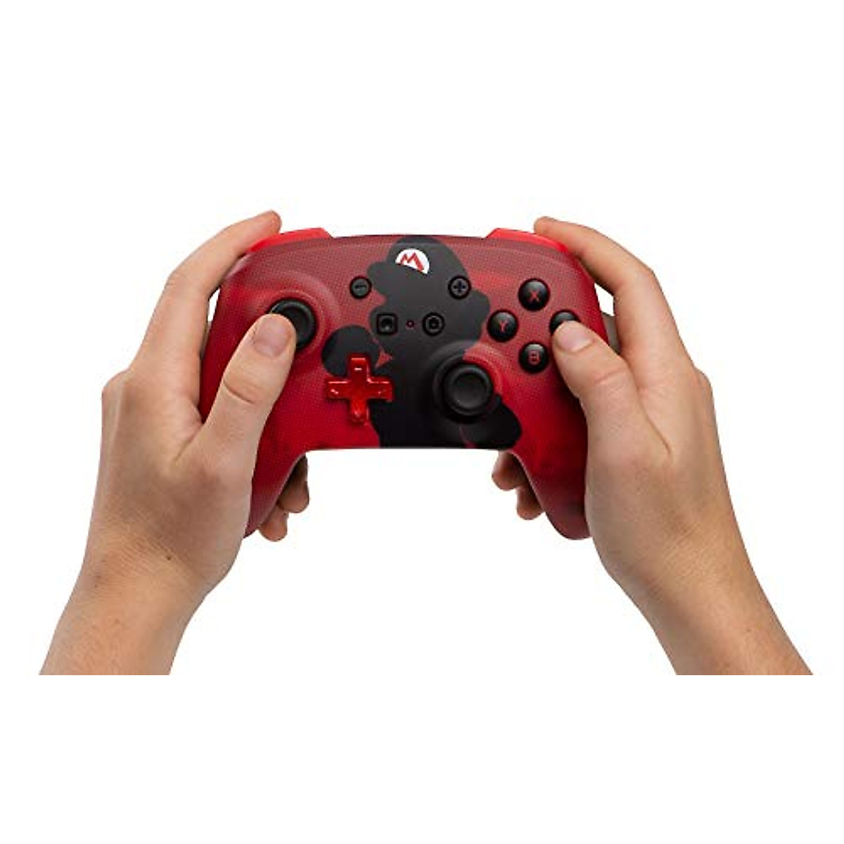 PowerA Enhanced Wireless Controller for Nintendo Switch - Mario Silhouette
