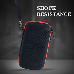 Smell Proof Bag, Wolfteeth Vape Case, Smell Proof Stash Box Containers Pouch, Smell Proof Case Travel Storage Bags, Christmas Day Gifts for Men Friend, Red