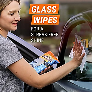 Armor All Car Wash and Cleaner Kit, Includes Cleaning Wipes for Car Interior, Cleaner Concentrate, Car Air Freshener, Microfiber Towels (8 Piece Kit)