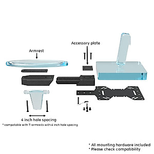 Unbound System | Flight Sim - Set of 2 Removable Modular Chair Mounts T.16000M | TCA Airbus | X52 | X52 Pro | X56 | X56 Rhino by Tecicity