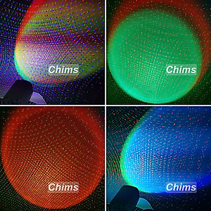 Mini Party Lights, Chims RGB Starry Sky with Sunset Light Show DJ Party Home Disco Light Portable Music Activated Stage Light for Christmas Thanksgiving Holiday Party Disco Birthday Xmas Gift