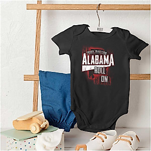 Brisco Brands Alabama Tradition Distressed Athletic Baby Romper Boys or Girls