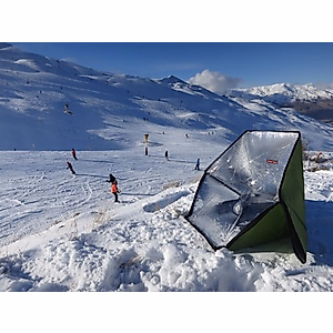 Sunflair Portable Solar Oven Deluxe with Complete Cookware, Dehydrating Racks and Thermometer