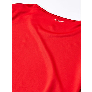 adidas Junior Girls' Club Tennis Tee, Scarlet, Small