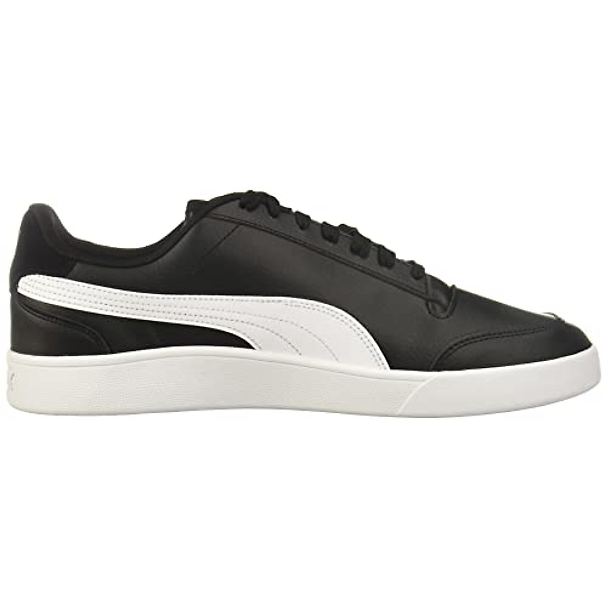 PUMA Mens Shuffle Sneaker, PUMA Mens Black-PUMA Mens White-PUMA Mens Team Gold, 10.5
