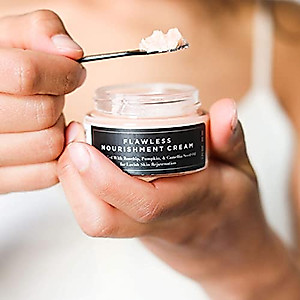 Averr Aglow Flawless Nourishment Cream, Facial Moisturizer Skin Care Cream, Hydrated Oil Balance, Natural Solution, Daily Face Dry Skin Body Treatment