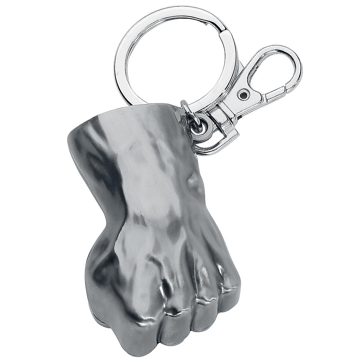 Marvel Hulk Fist Pewter Key Ring,Grey-light,Small