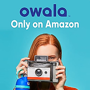 Owala FreeSip Insulated Stainless Steel Water Bottle with Straw for Sports and Travel, BPA-Free, 24-oz, Blue/Teal (Denim)