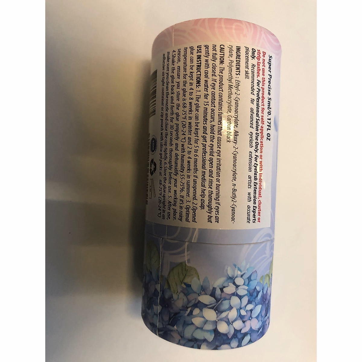 Lyon Lash Super Precise 5 ml Eyelash Extension Performance Glue | 1 to 2 Sec Dry Time | 6 to 7 Weeks Retention | Black Adhesive Supplies for Professional Use