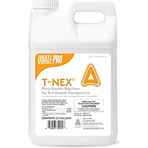 Quali-Pro T-Nex Plant Growth Regulator (Primo Maxx) - Manage Growth, Improve Quality and Color, Helps Produce Healthy, Durable Blades in Turf Grass (2.5 Gallons)