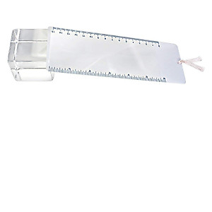 12-Pack Pocket Magnifier with 6-Inch Ruler - 3X Magnification, Bookmark Page Magnifier, Business and Personal Magnifier, Ideal for Seniors, Purse Magnifier