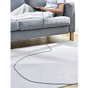 USB C to USB C Cable 100W/5A, 10FT AINOPE Super Fast Charging Macbook Pro Charger Cord Compatible with MacBook Pro 2020/2019/2018, Samsung Galaxy S21 S10 S9, iPad Air 4, iPad Pro 2020/2019/2018, Pixel