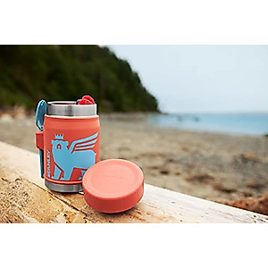 Stanley Heritage Insulated Food Jar for Kids (8 and Above) with Spork, 14oz Stainless Steel Kids’ Lunch Box, Dishwasher Safe and BPA-Free