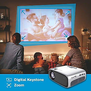 Philips NeoPix Easy 2+, True HD Projector with Built-in Media Player
