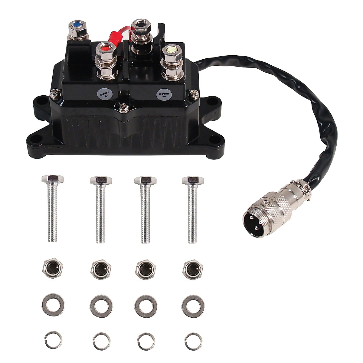 Extreme Max 5600.3004 Universal Replacement Contactor/Relay for 2000-3600 lb. ATV Winches