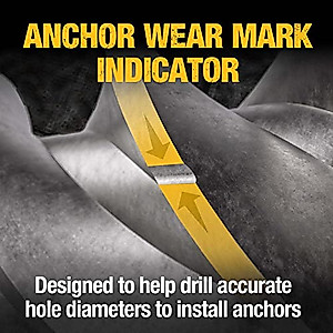 DEWALT DW5808 11/16-Inch by 16-Inch by 21-1/2-Inch 4-Cutter SDS Max Rotary Hammer Bit