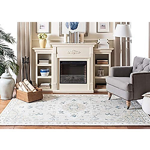 Safavieh Micro-Loop Collection 8' x 10' Beige/Ivory MLP505B Handmade Medallion Premium Wool Area Rug