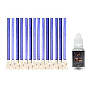 Digital Camera Micro Four-Thirds 4/3 (MFT) 12mm Sensor Cleaning Swabs x 14pcs + 15ml Liquid Cleaner for Mirrorless MILC and ILDC
