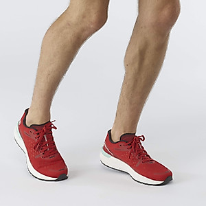 Salomon Sonic 4 Balance Running Shoes for Men, Goji Berry/White/Black, 8.5